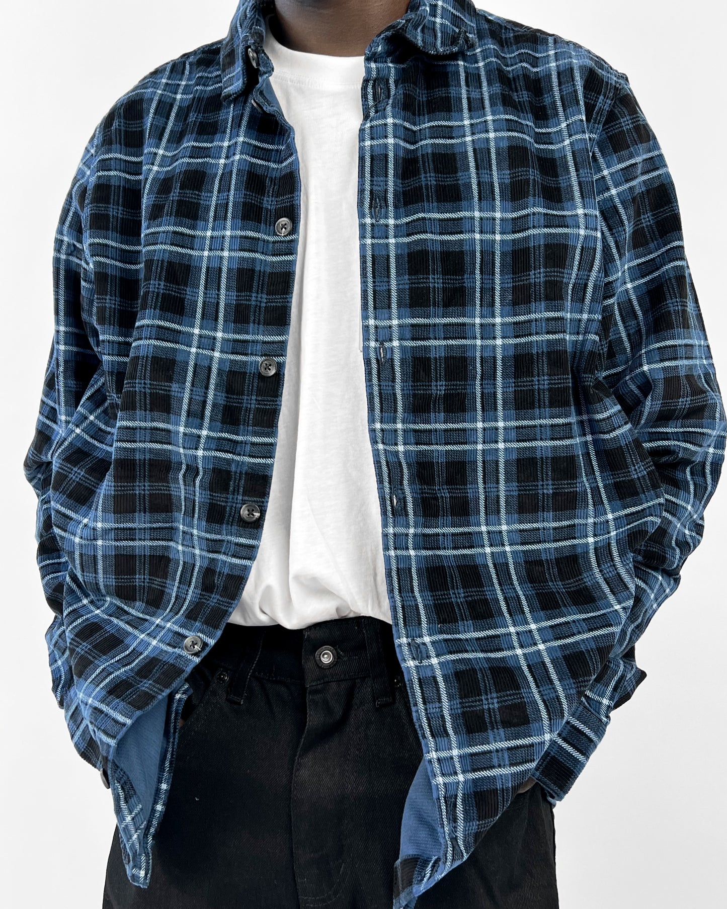 Solid Hunter Flannel shirt in blue – Garmisland