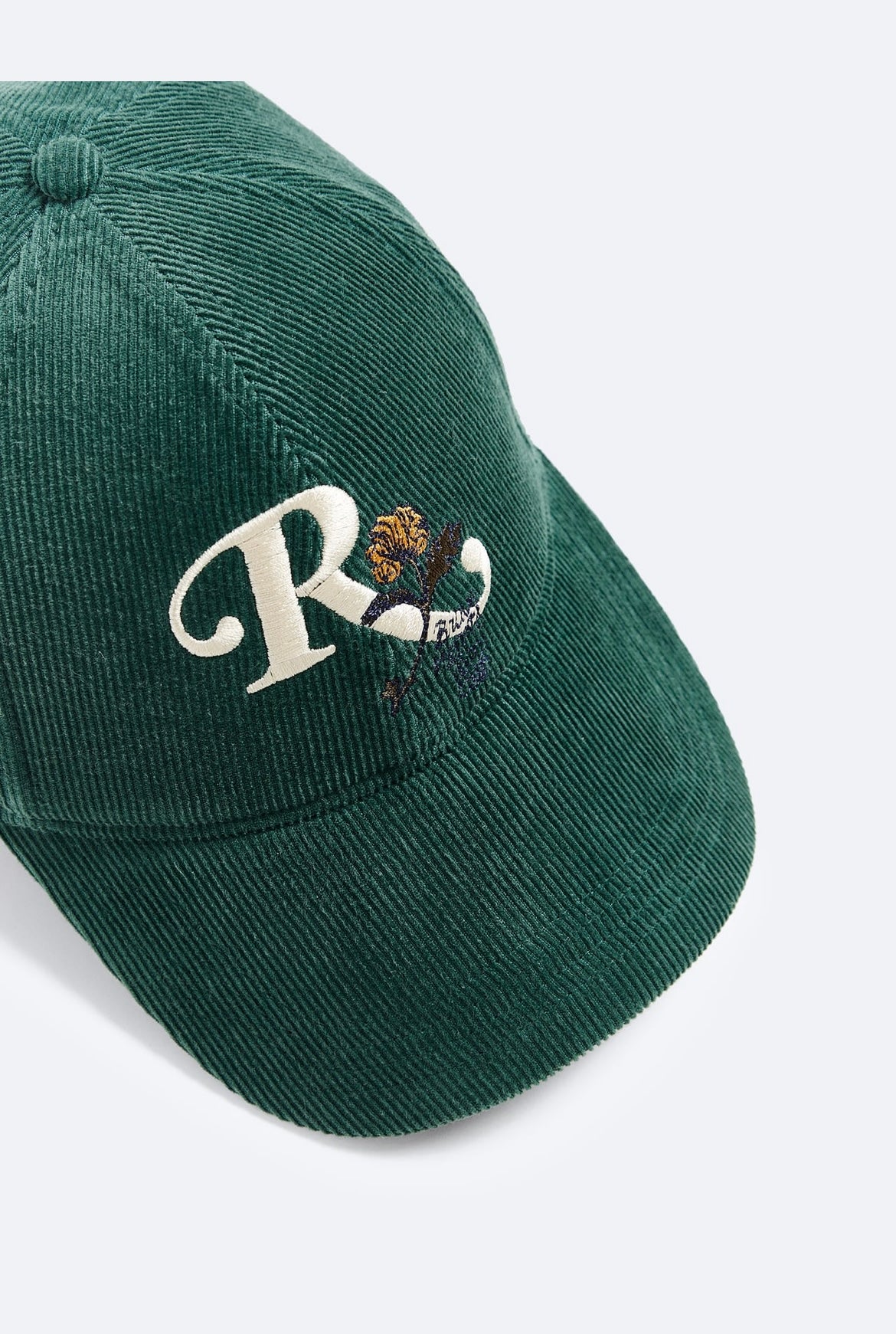 ZARA CAP WITH CONTRAST EMBROIDERY GREEN – Garmisland