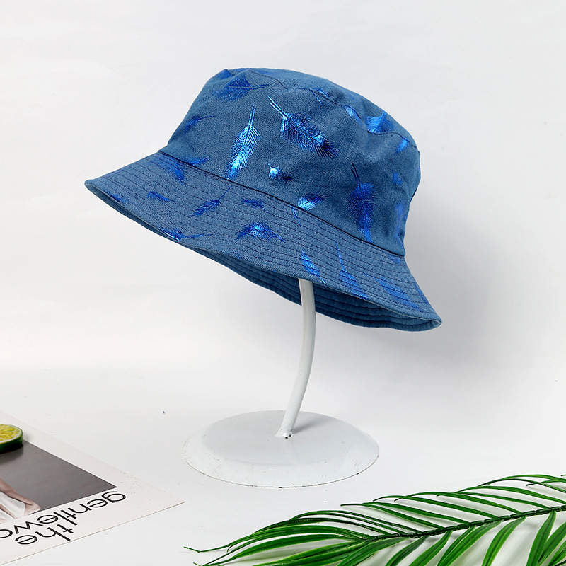 Blue leaf bucket hat – Garmisland