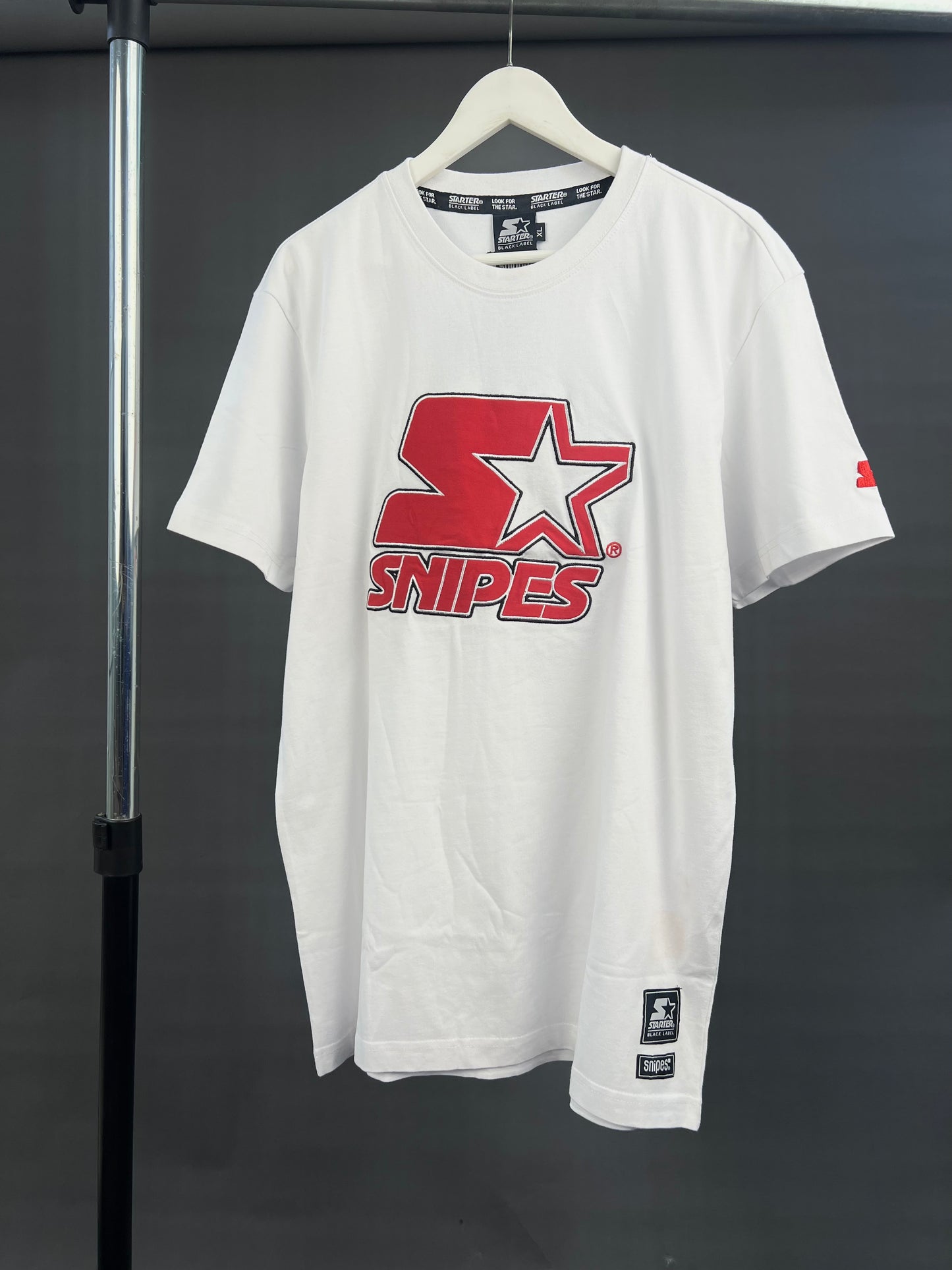 Starter Snipes Logo T-shirt in white – Garmisland