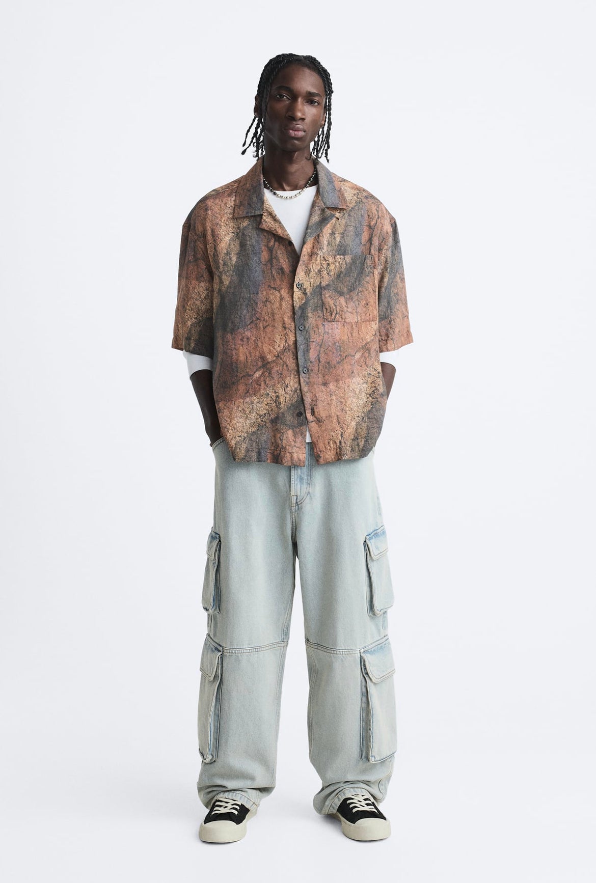 ZARA ABSTRACT PRINT SHIRT – Garmisland