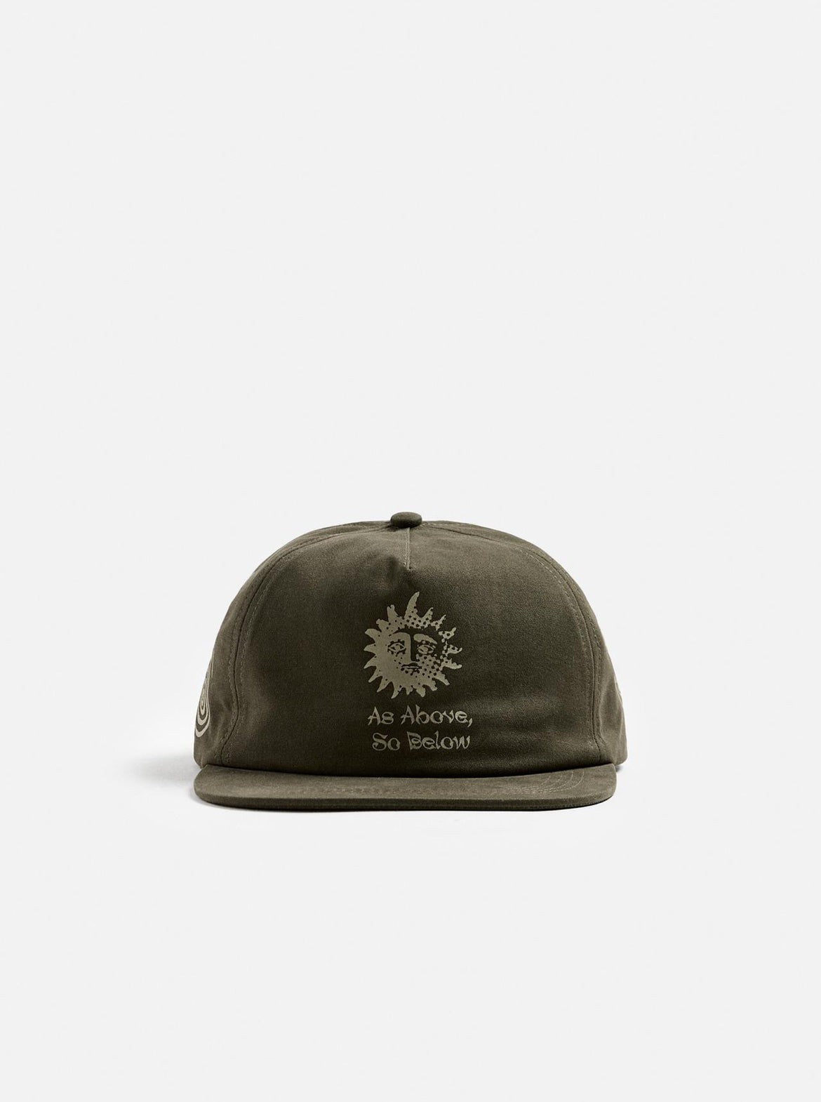 ZARA FLAT PEAK CAP WITH PRINT – Garmisland