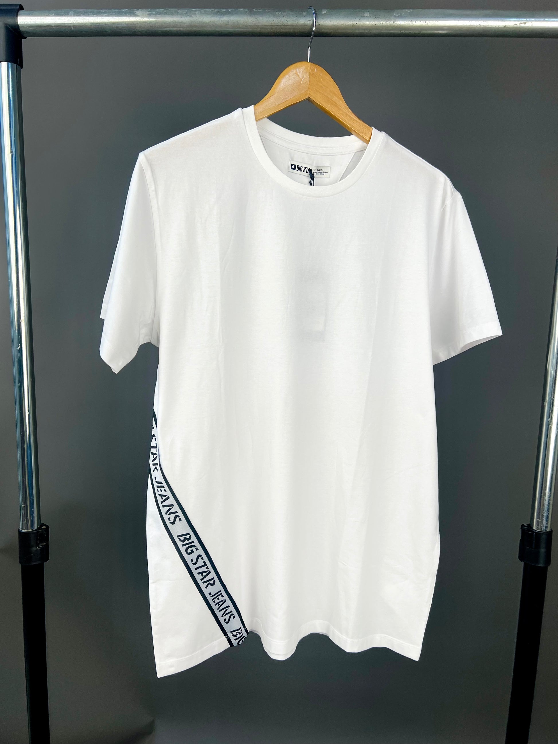 Big star text print t-shirt – Garmisland