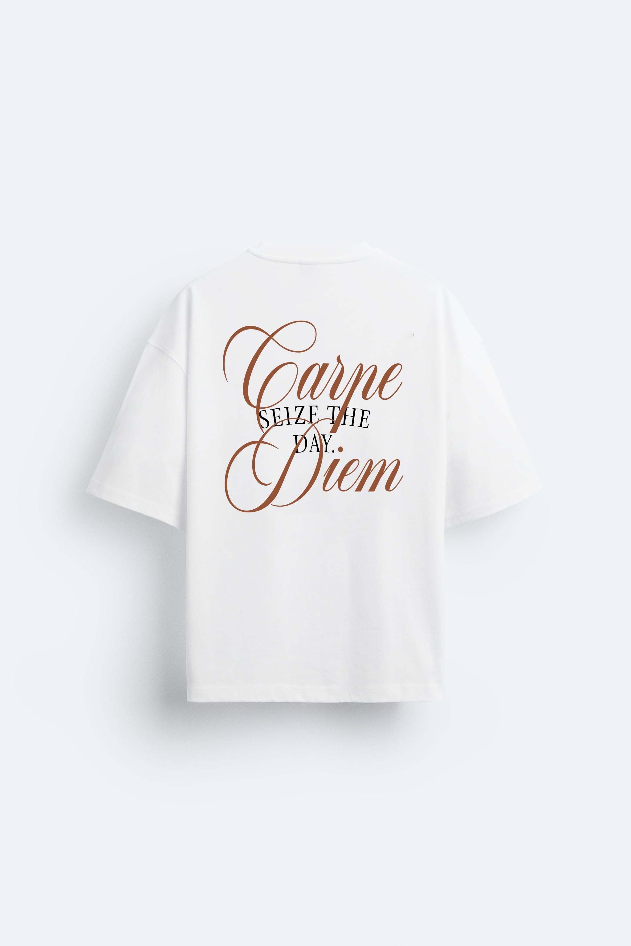 Garm Island Carpe Diem t-shirt in white – Garmisland
