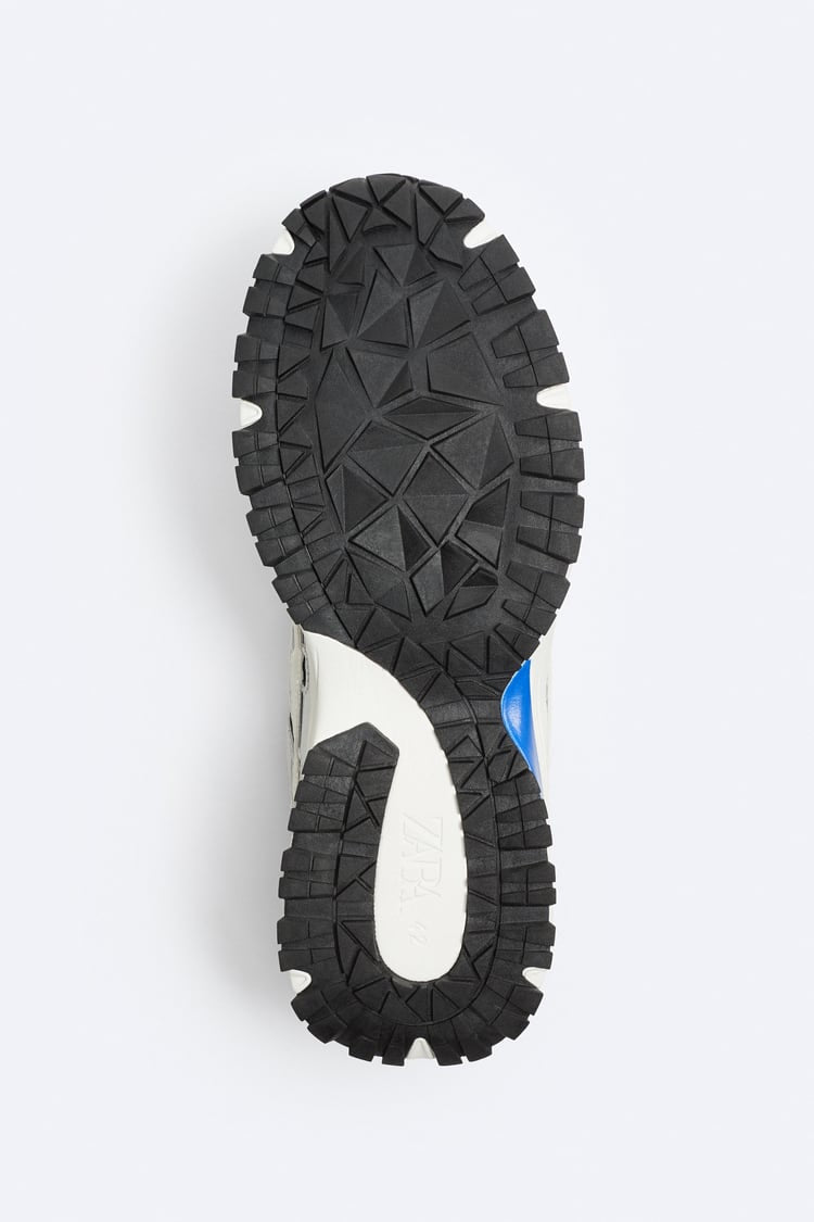 ZARA MULTICOLORED RUNNING SNEAKERS IN BLUE – Garmisland