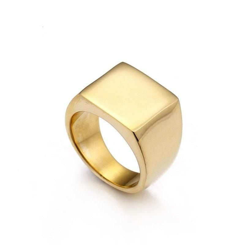 Flat square singlet ring – Garmisland