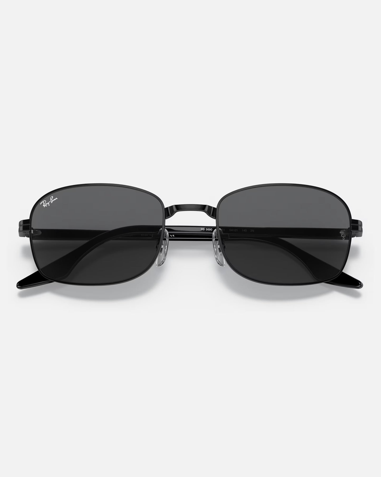 Ray Ban RB3690 Retro sunglasses in Polished Black – Garmisland
