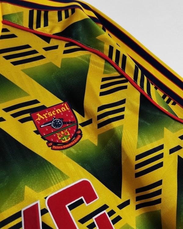 Arsenal 91-93 Away Long Sleeve Retro Jersey – Garmisland