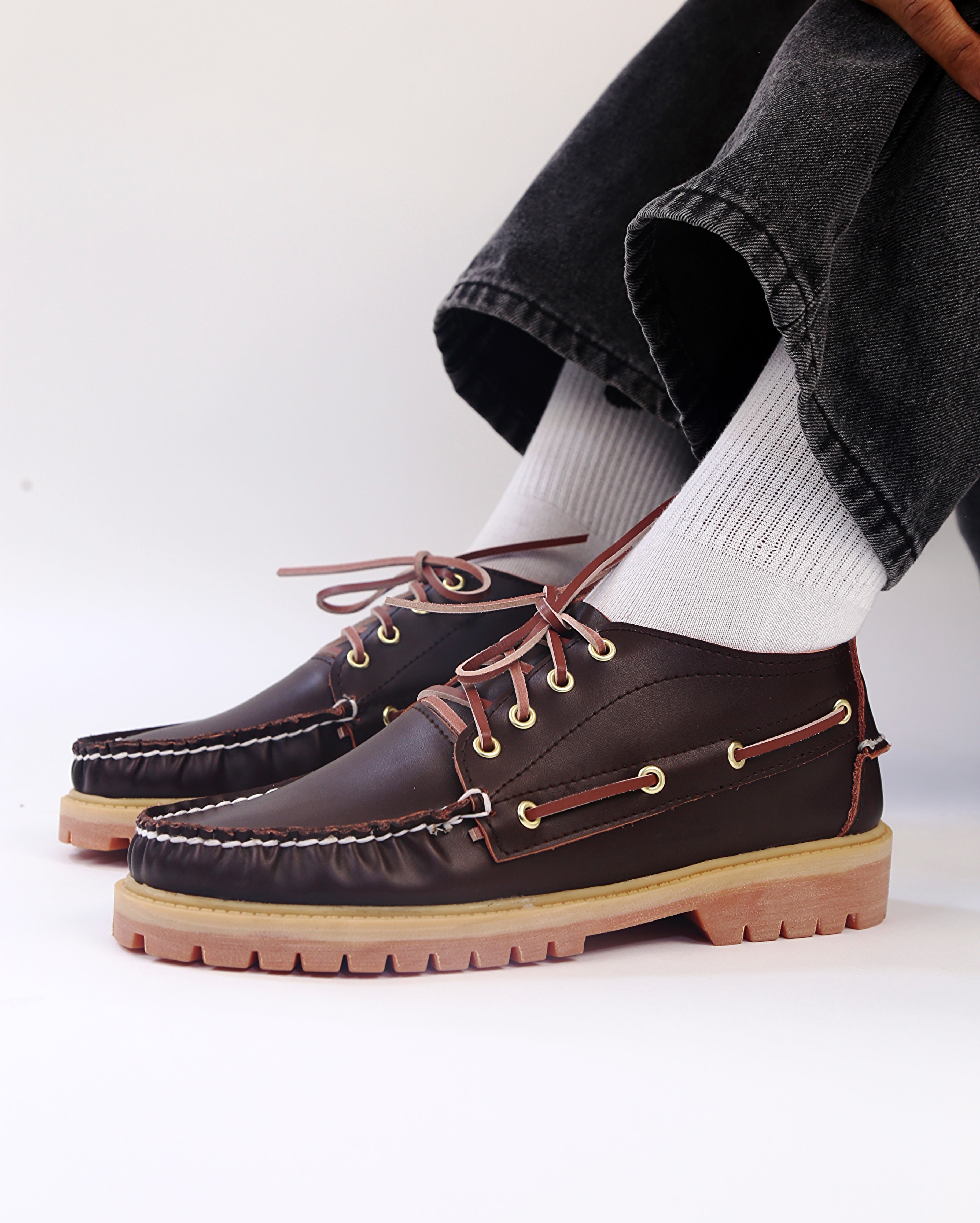 Sebago Dockside Lace Up Shoes in brown – Garmisland