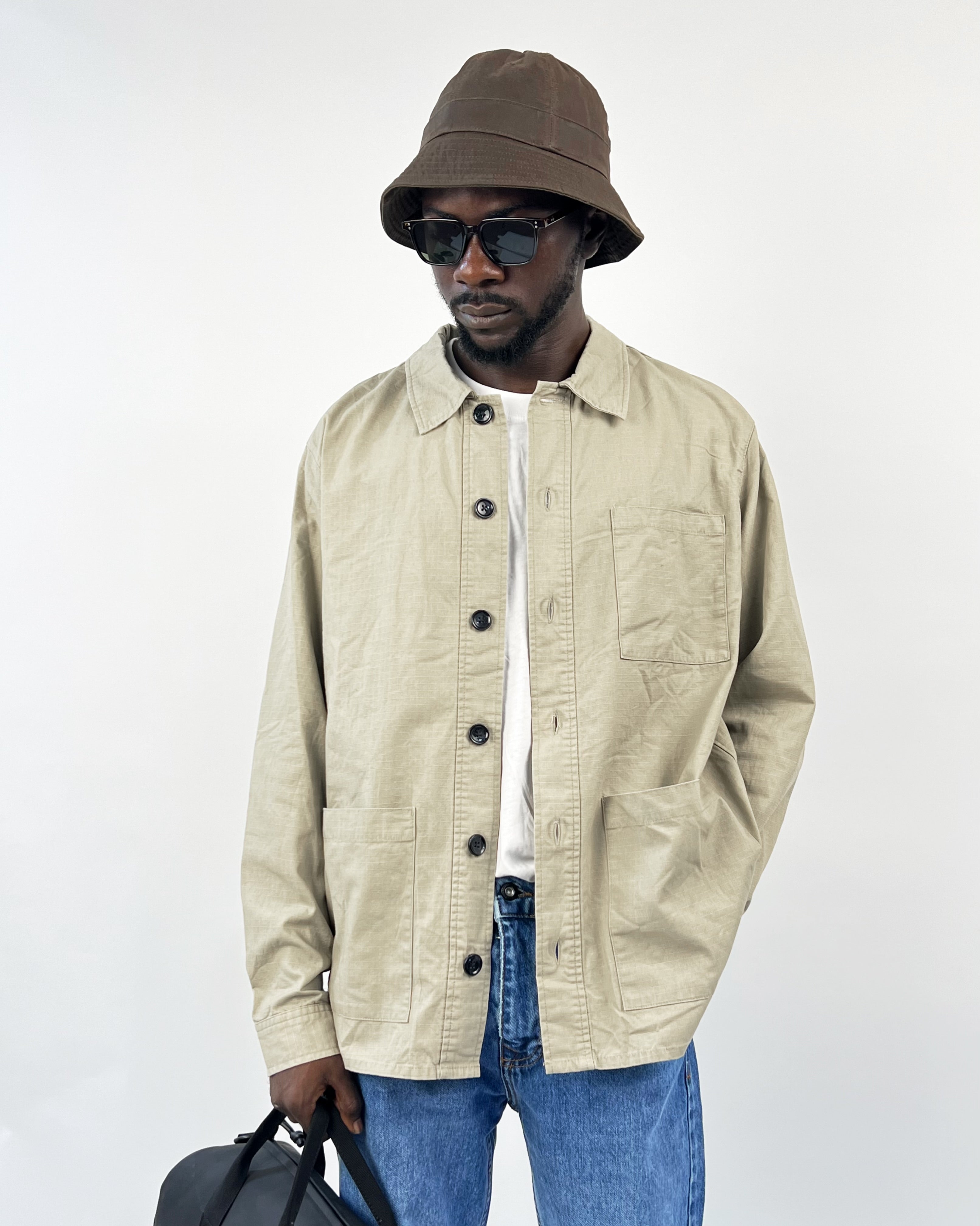 Solid Hein Shacket in beige – Garmisland