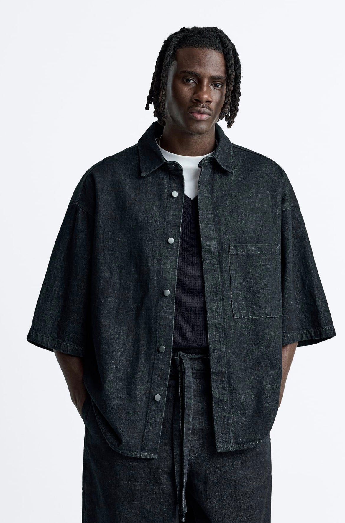 ZARA BOXY FIT DENIM SHIRT – Garmisland