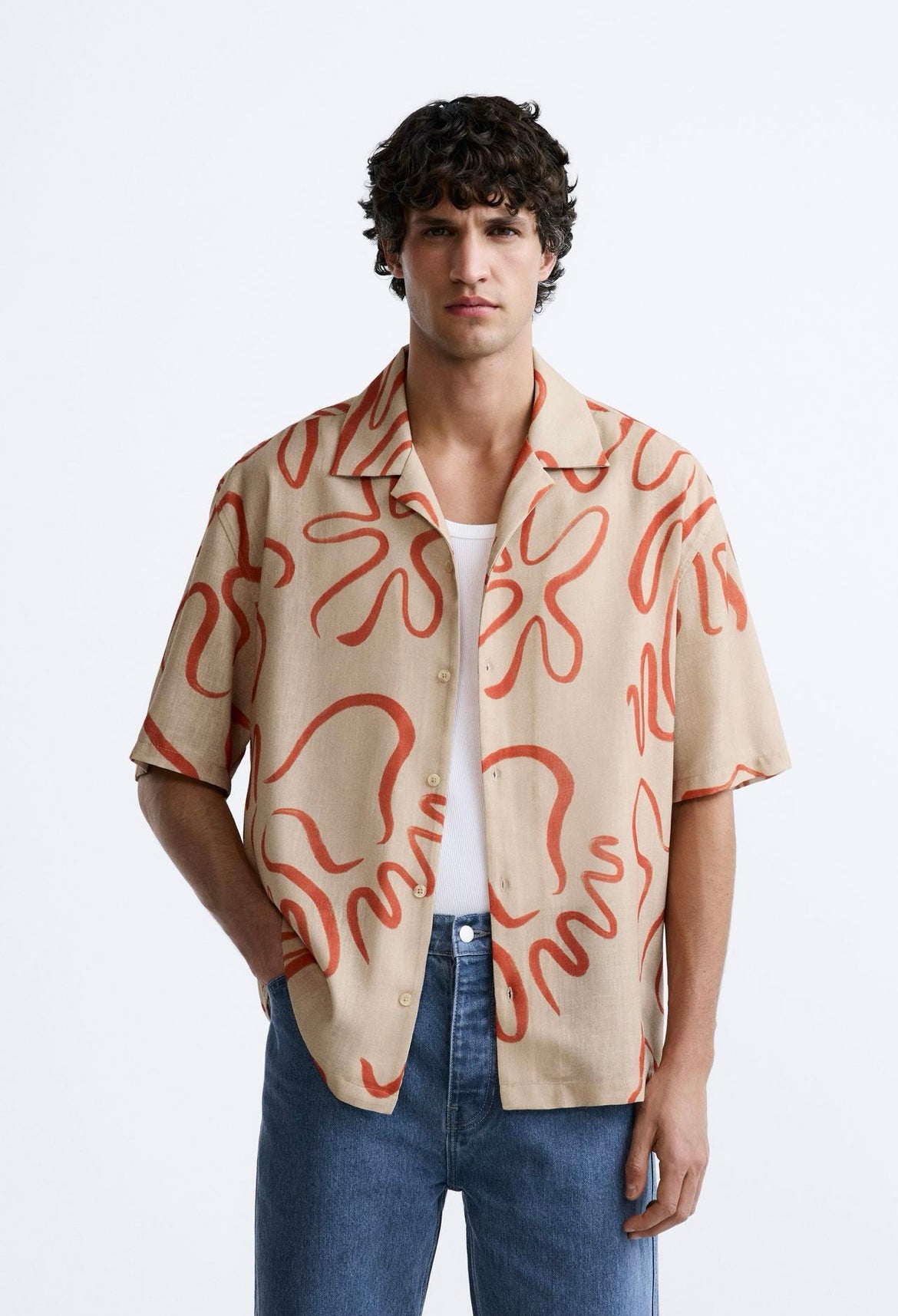 ZARA ABSTRACT PRINT SHIRT – Garmisland