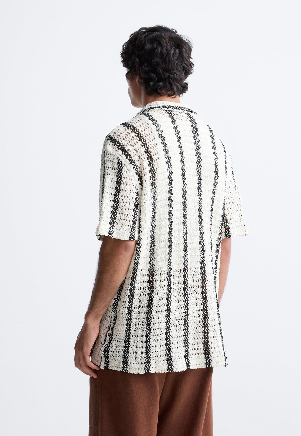 ZARA STRIPED CROTCHET SHIRT – Garmisland