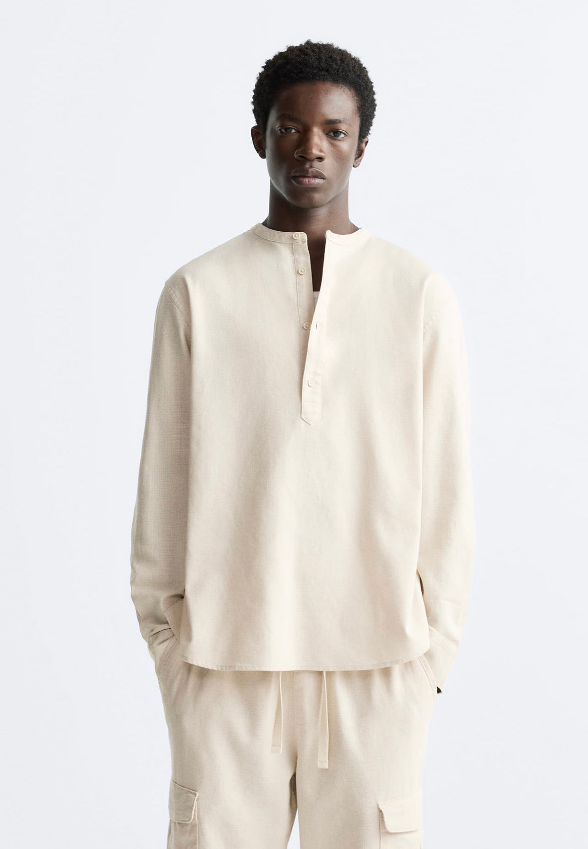 ZARA STAND UP COLLAR SHIRT – Garmisland