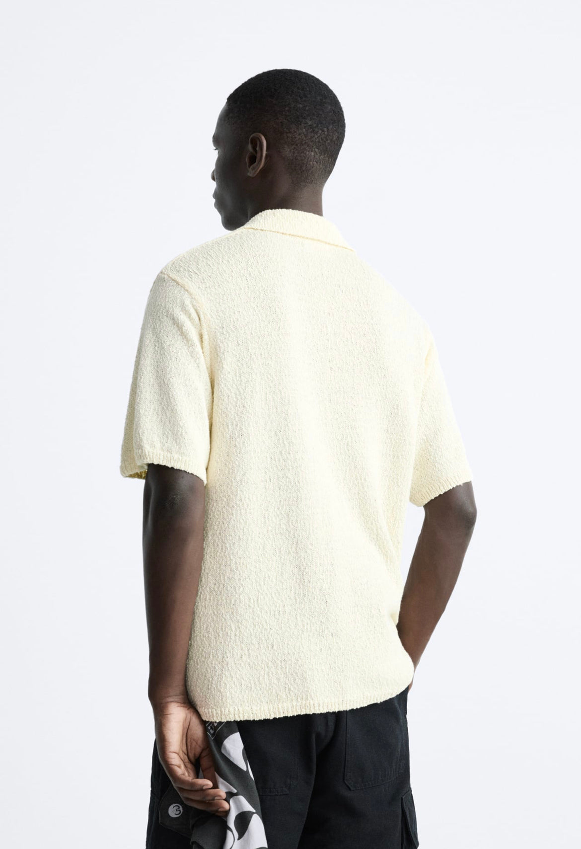 ZARA COLOR BLOCK KNIT POLO SHIRT WITH PATCHES – Garmisland