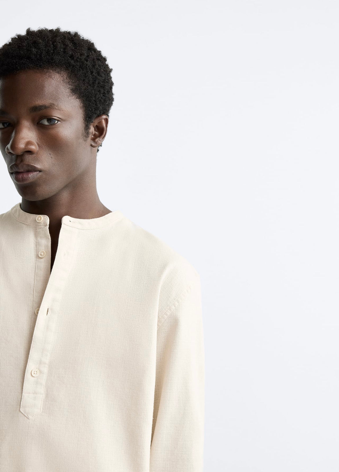 ZARA STAND UP COLLAR SHIRT – Garmisland