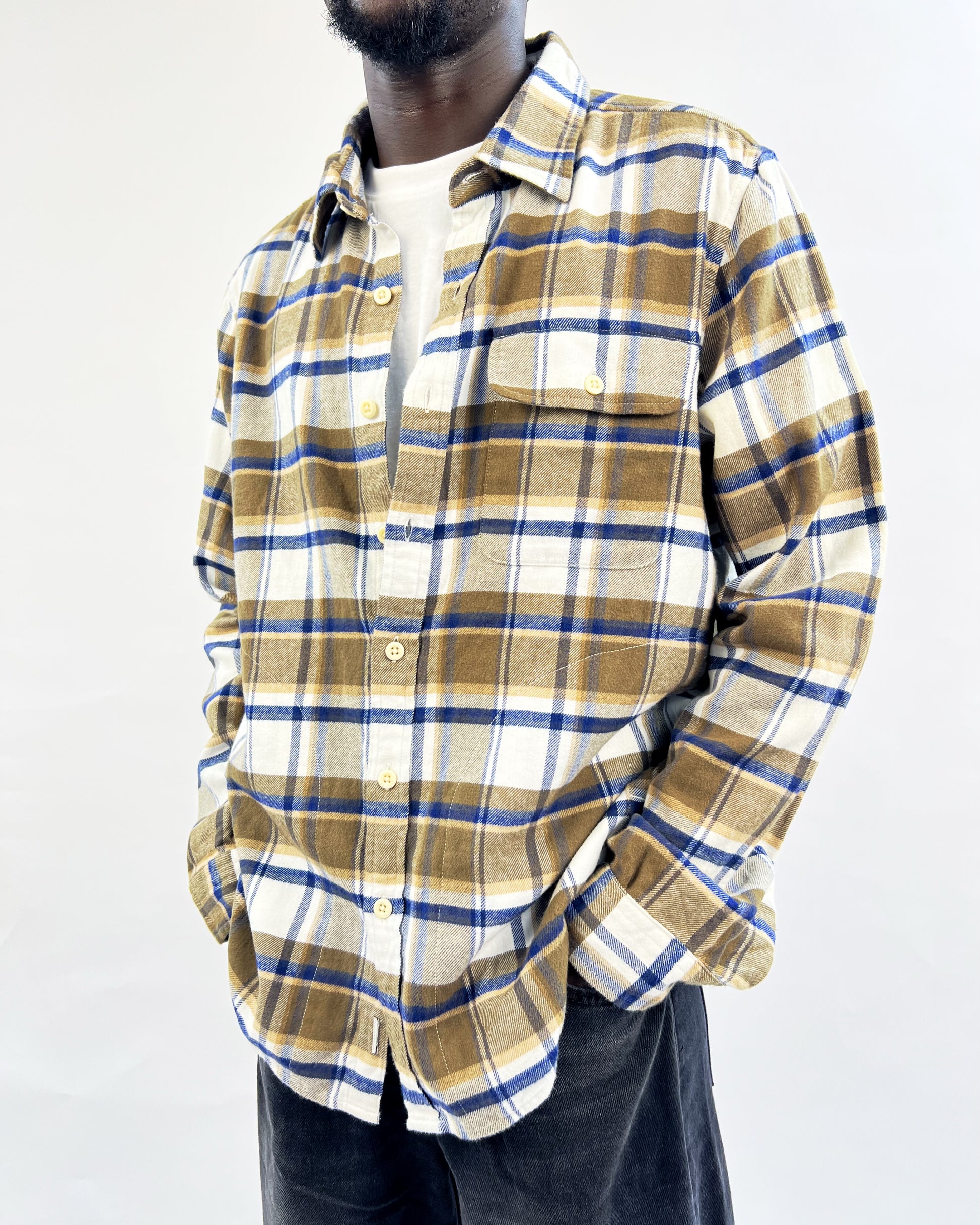 Men’s yellow plaid shirt – Garmisland