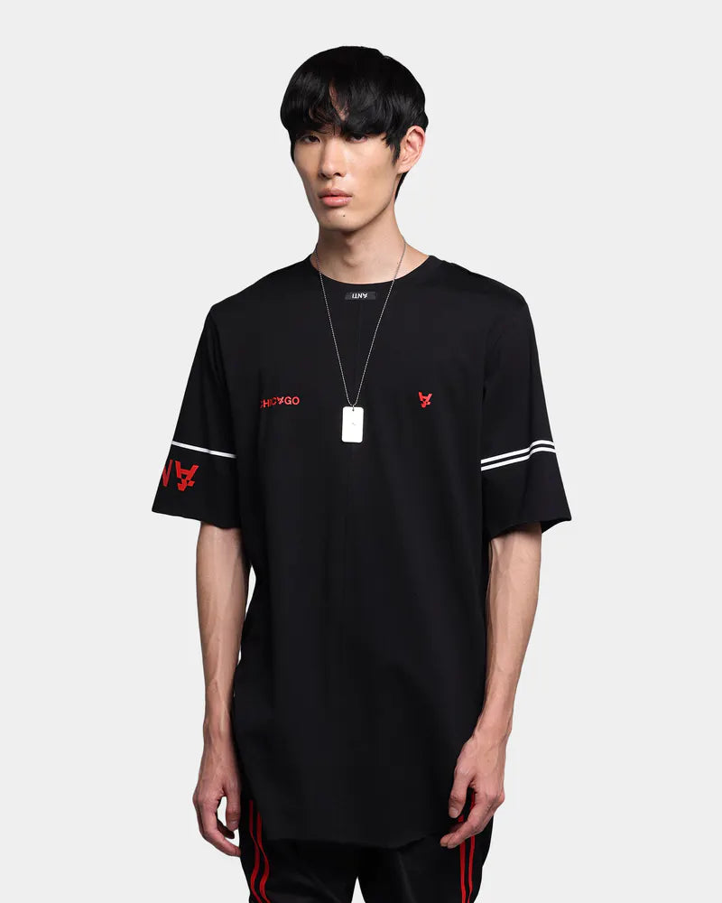 The Anti Order Logo Chicvgo A4 Symmetry T-Shirt in black – Garmisland