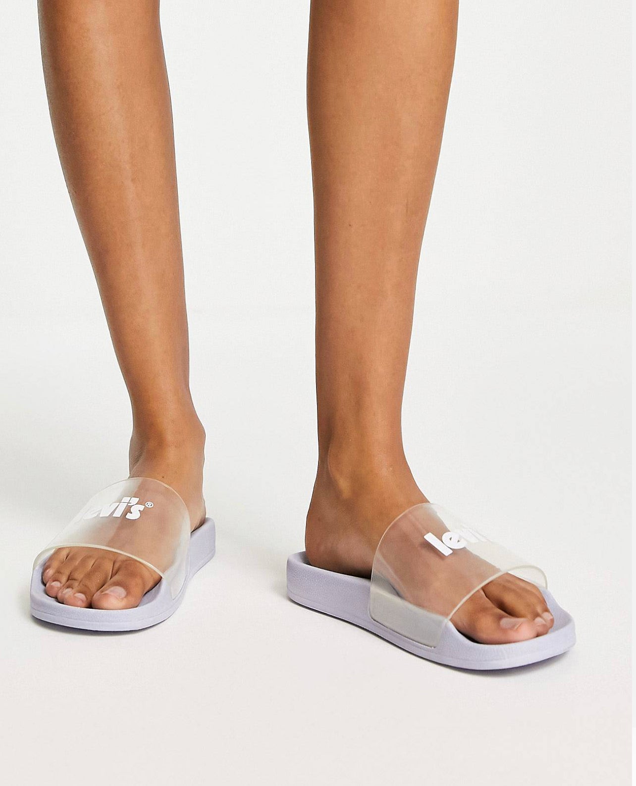 Levi's poster logo sliders in blue – Garmisland