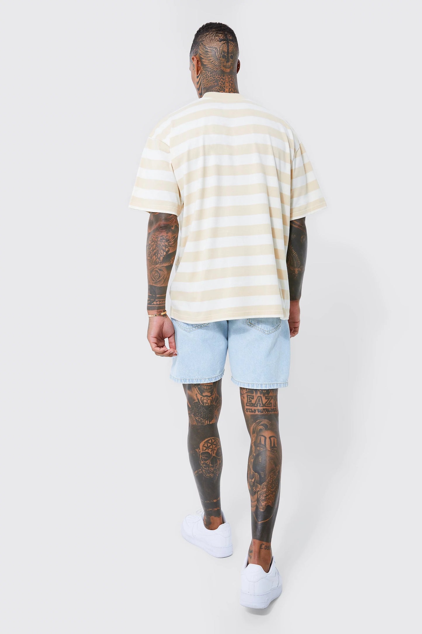 BOOHOOMAN OVERSIZED OFFICIAL STRIPE T-SHIRT – Garmisland