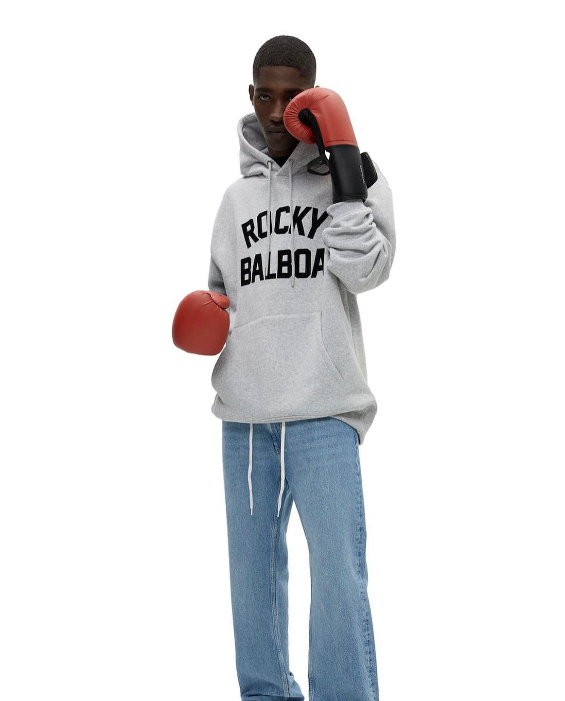 Rocky Balboa hoodie in grey – Garmisland