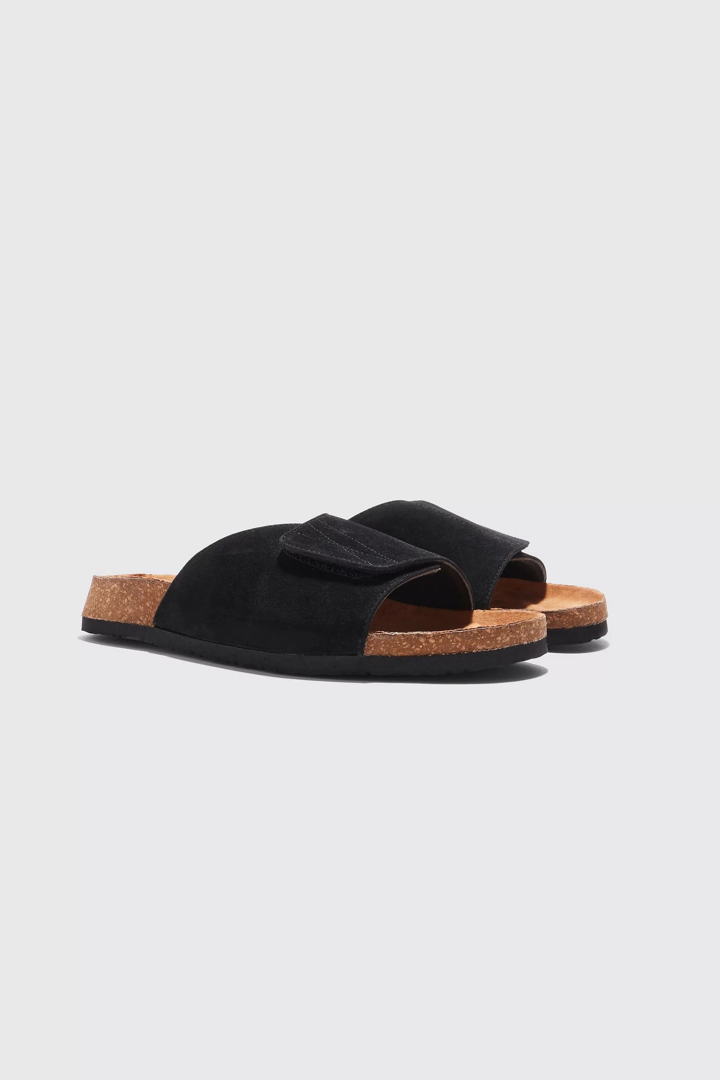 BOOHOOMAN VELCRO SLIDES BLACK – Garmisland