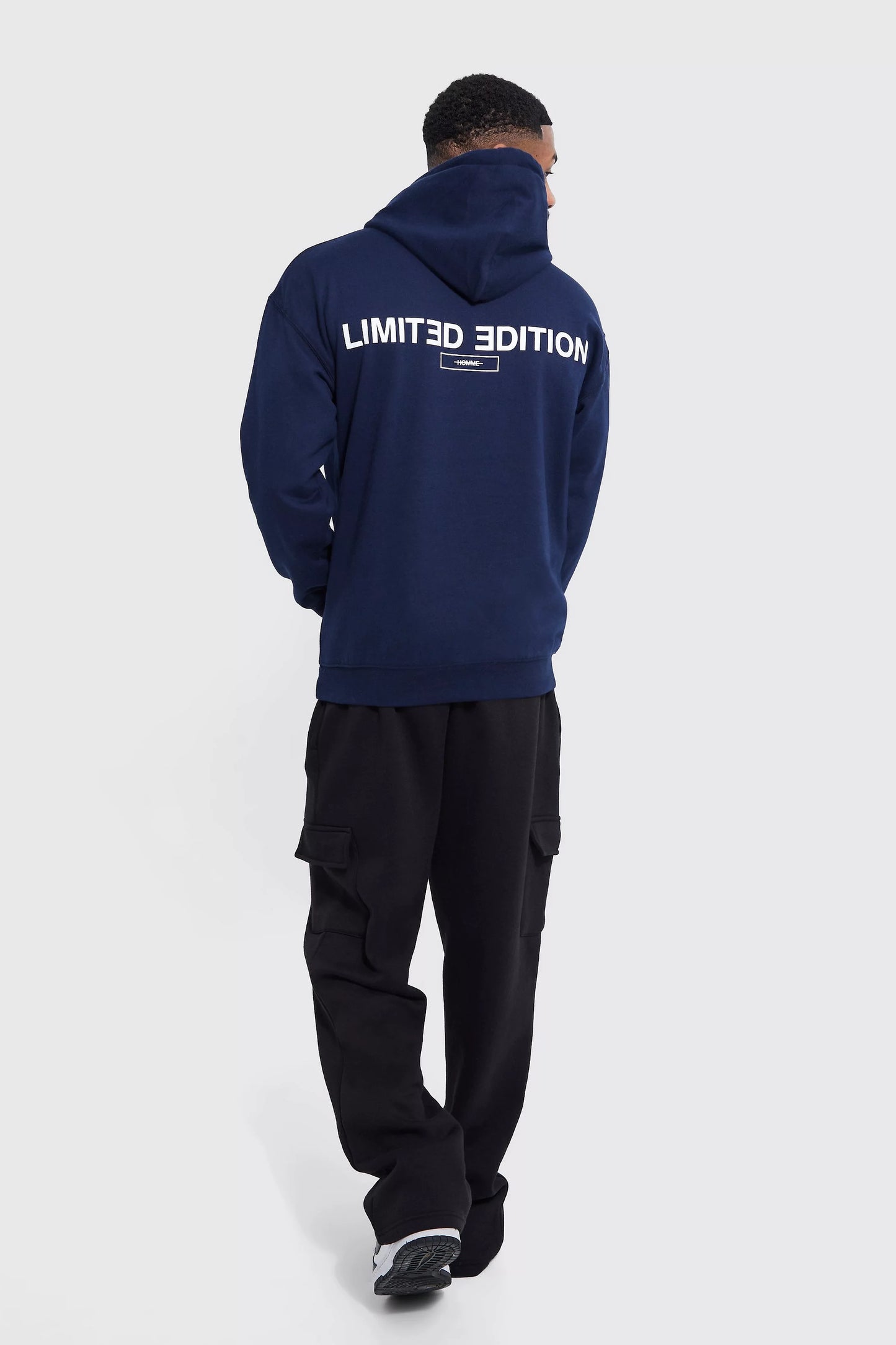 BOOHOOMAN OVERSIZED LIMITED EMBROIDERED HOODIE SLATE BLUE – Garmisland