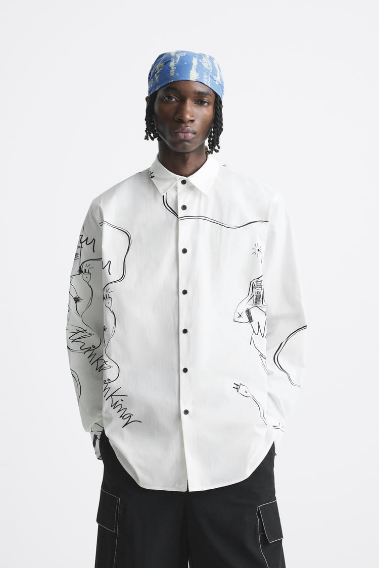 ZARA GRAPHIC PRINT SHIRT – Garmisland