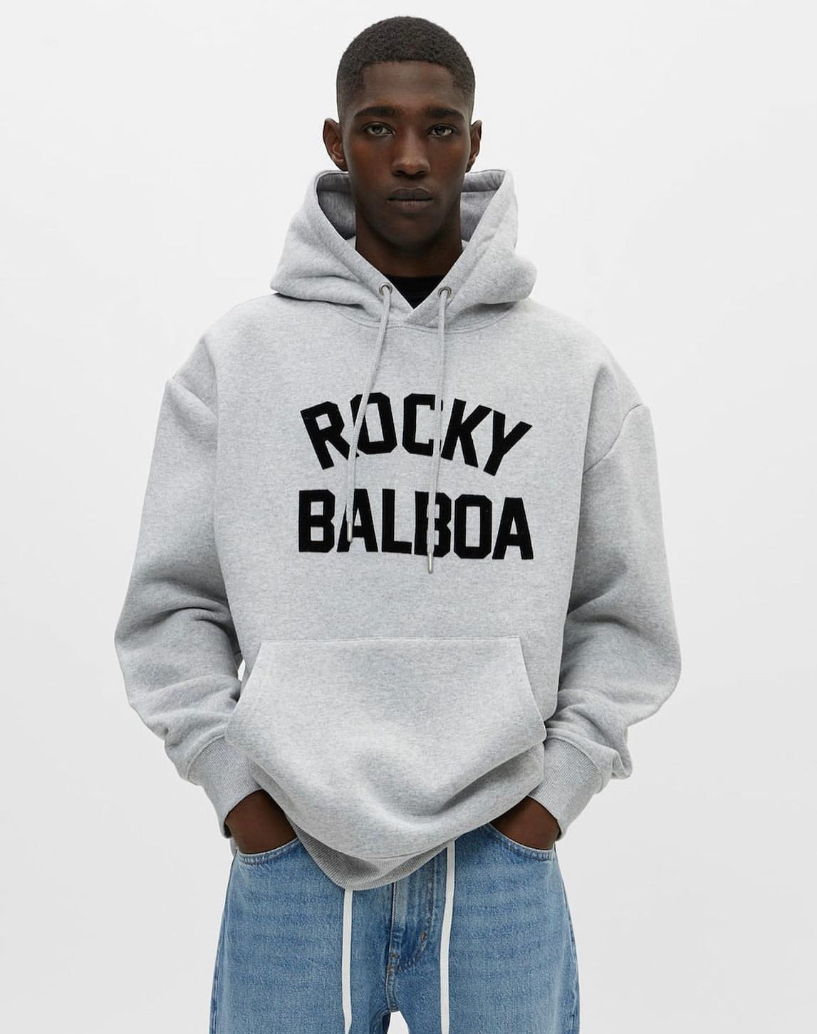 Rocky Balboa hoodie in grey – Garmisland