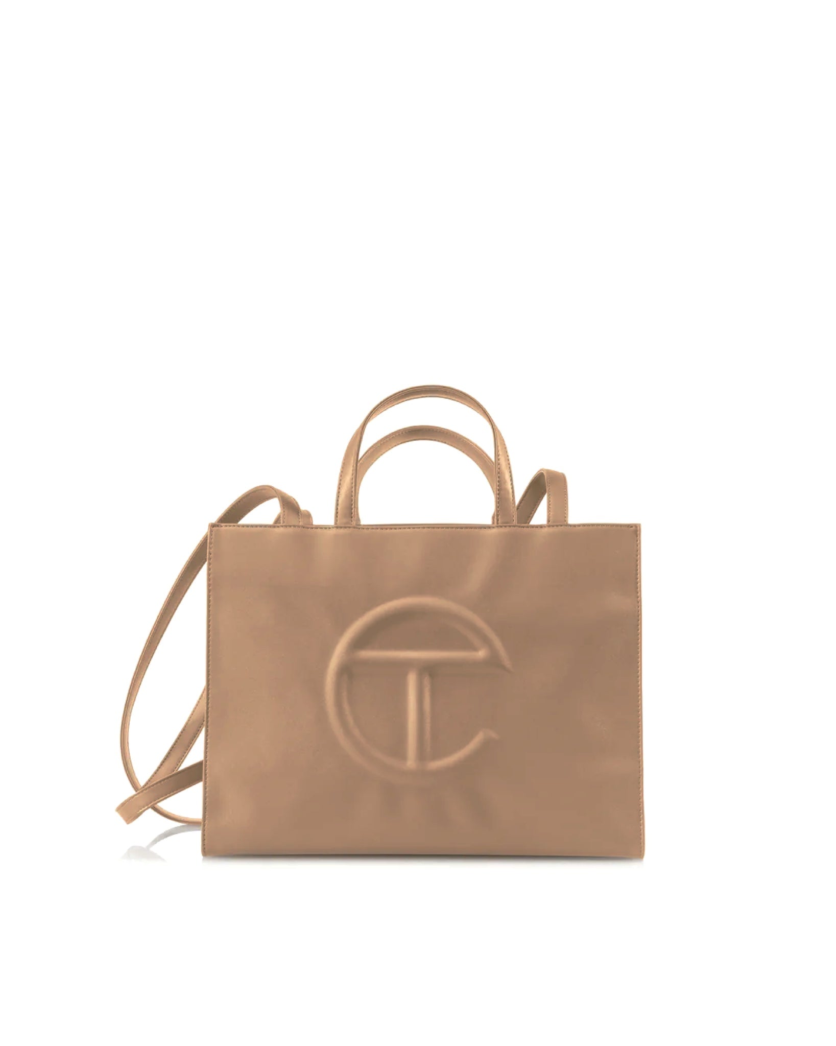 Telfar medium tote in brown – Garmisland