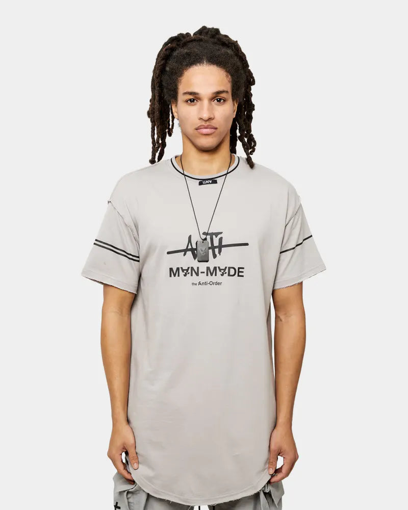 The Anti Order Logo Man Made T-Shirt in gray – Garmisland
