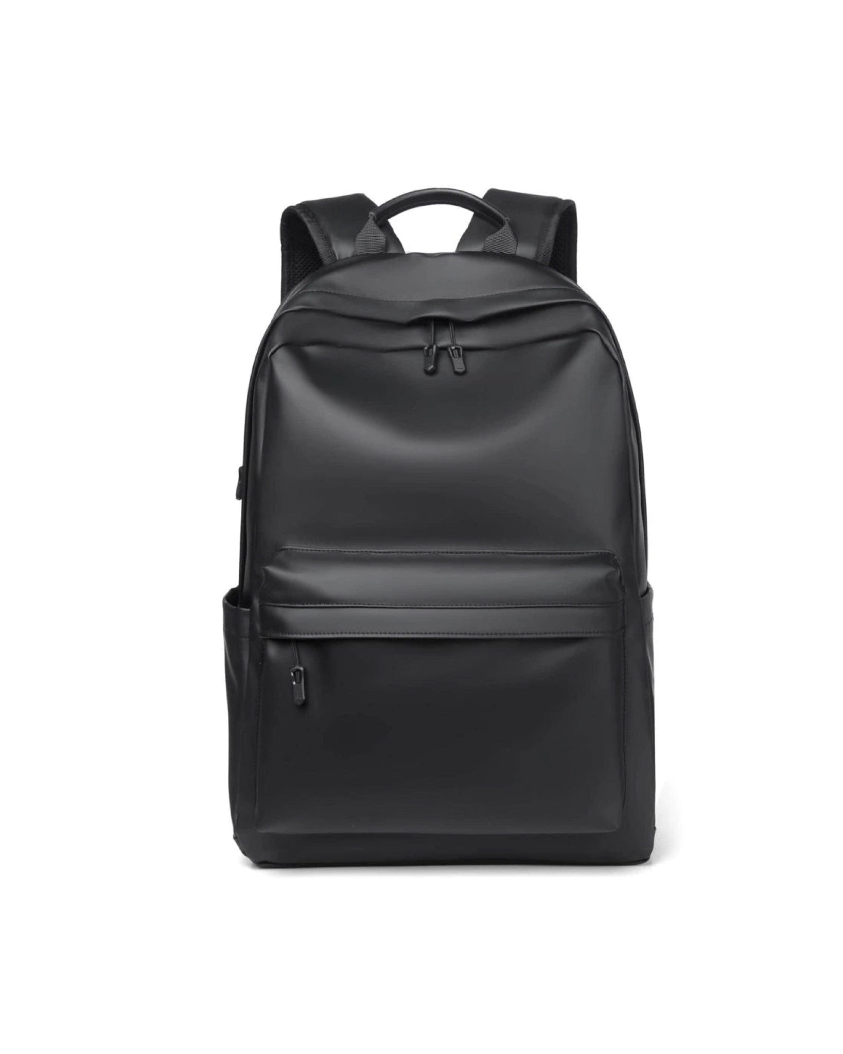 Faux Leather backpack bag in black – Garmisland