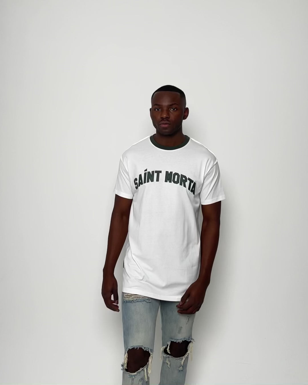 Saint Morta Kingdom Lafayette T-Shirt in white – Garmisland