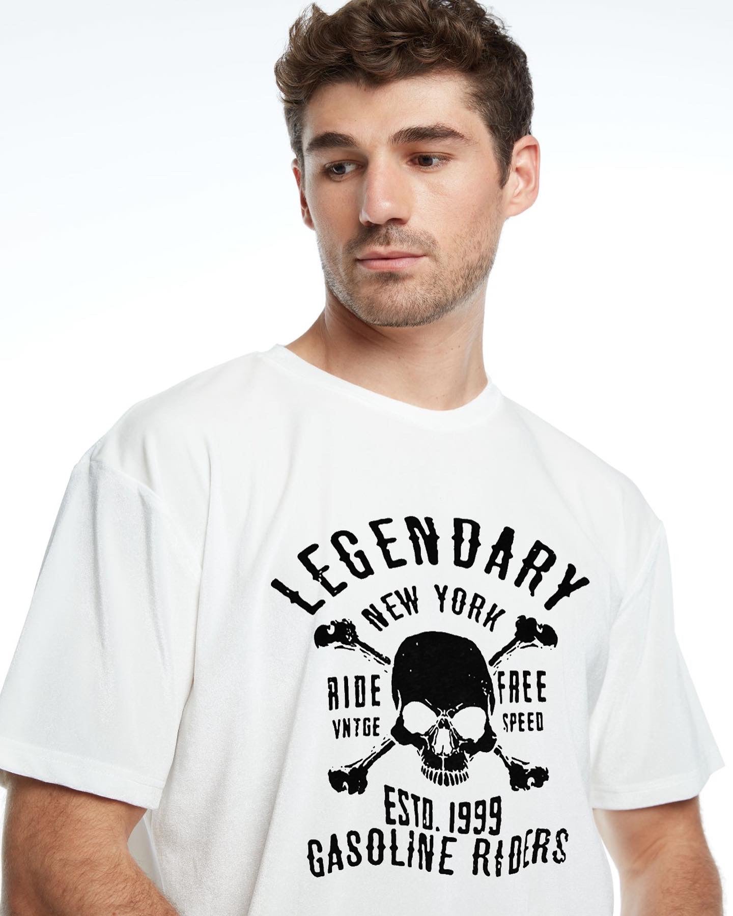 Smog Legendary Gasoline Riders Print T-shirt – Garmisland