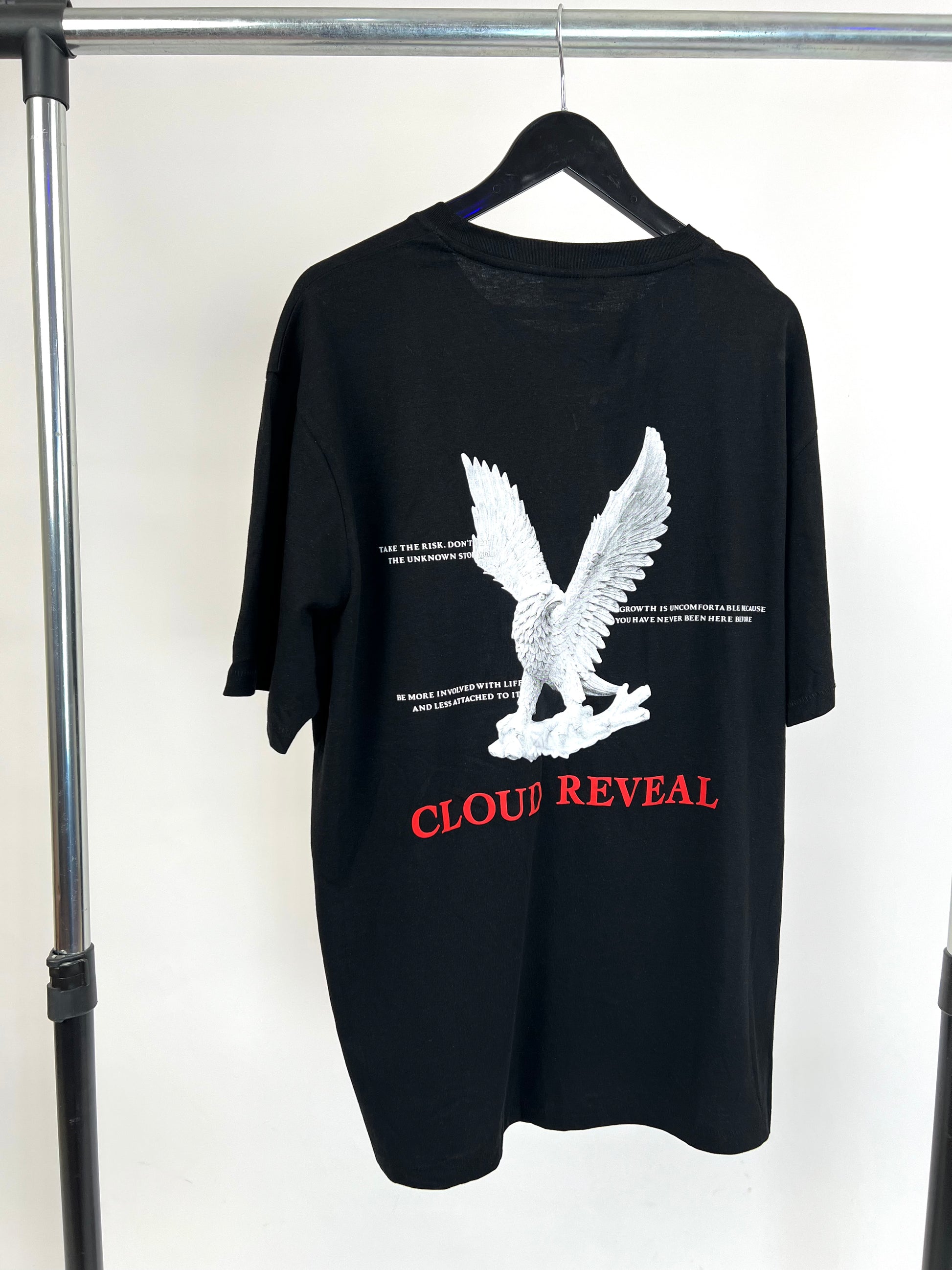 Smog Cloud Reveal Backprint T-shirt in Black – Garmisland