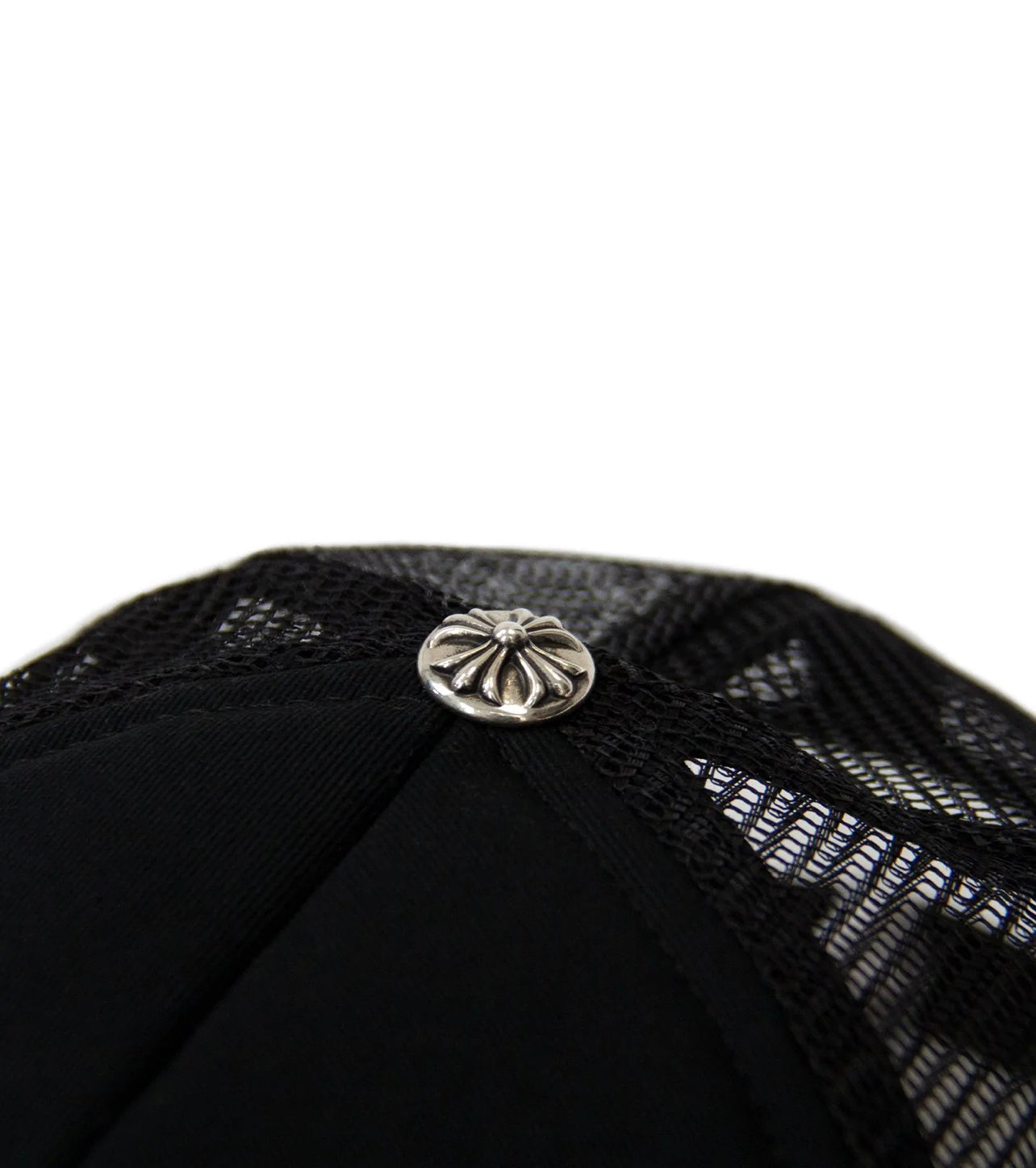 CHROME HEARTS CHOMPER TRUCKER CAP WITH ORANGE DETAIL – Garmisland