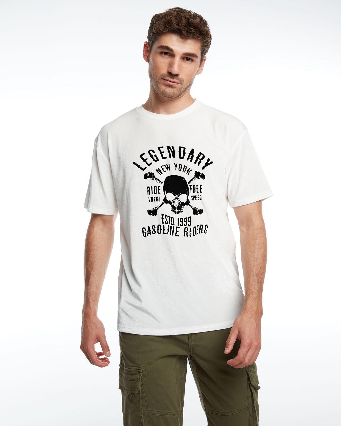 Smog Legendary Gasoline Riders Print T-shirt – Garmisland