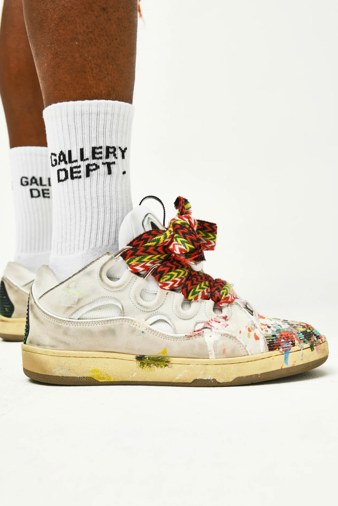 Gallery Dept. Crew Socks in white – Garmisland