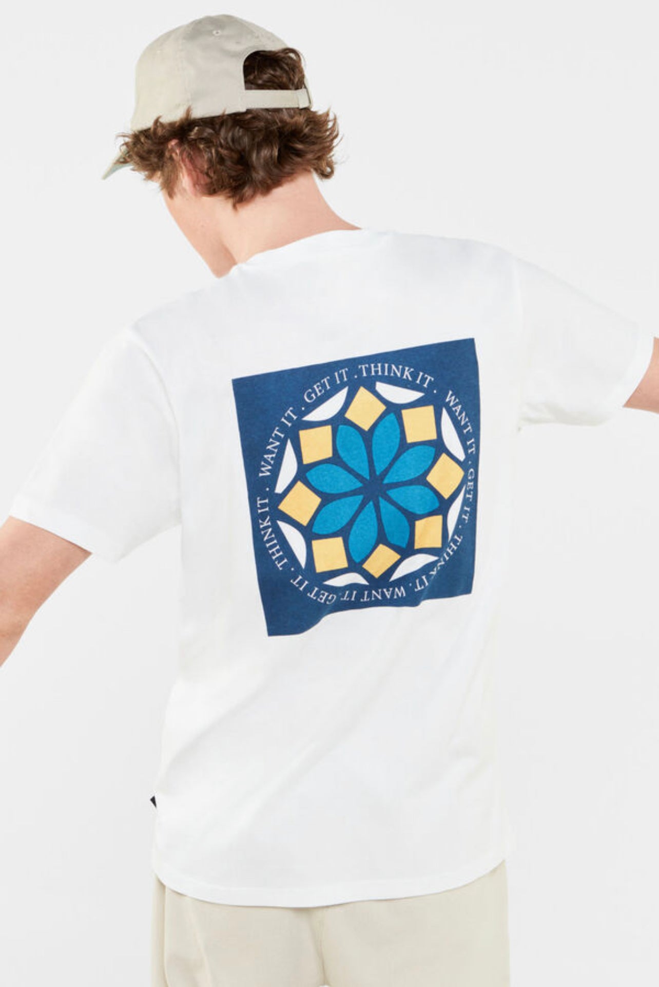 Springfield think it T-shirt in white – Garmisland