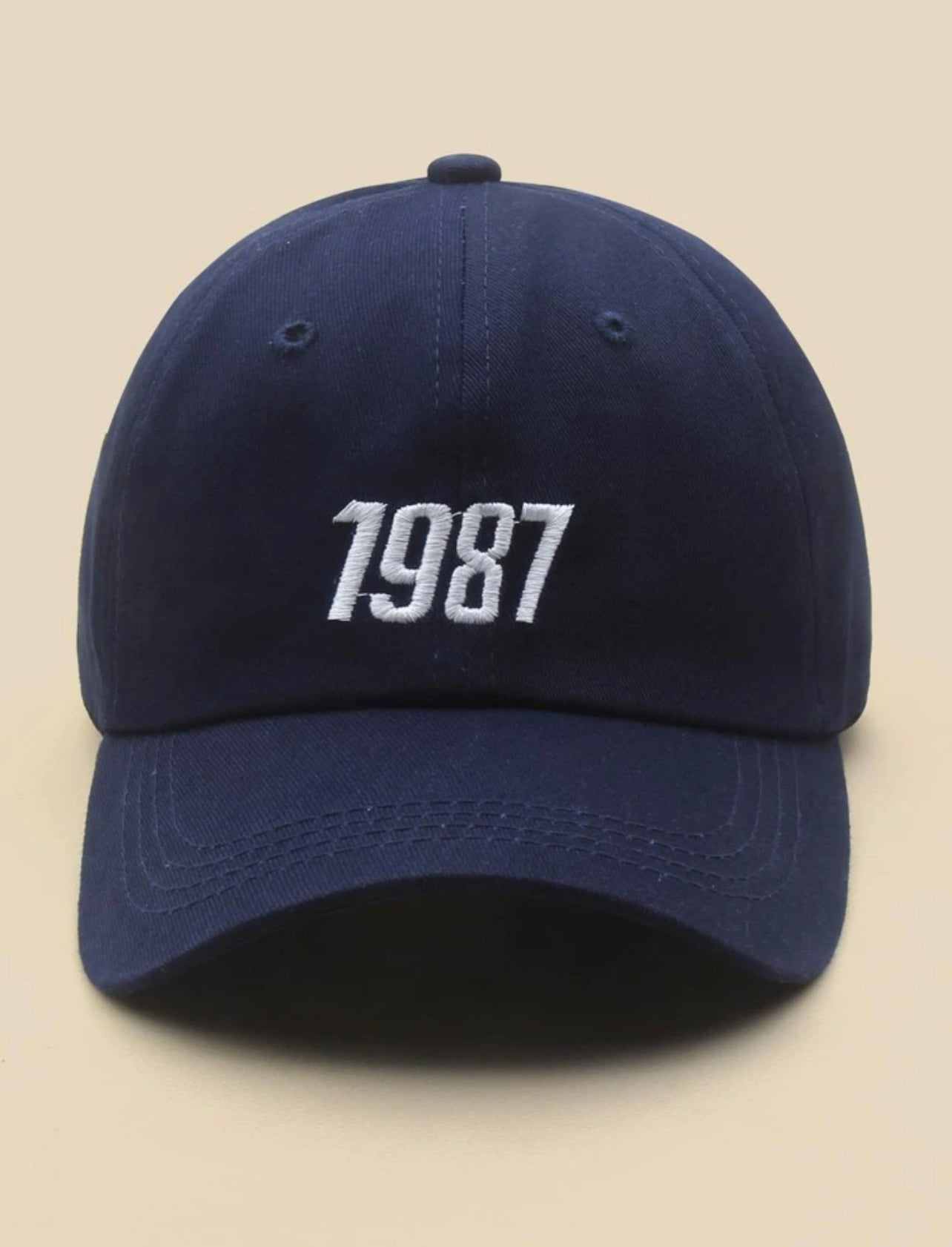 1987 Adjustable Baseball Cap in Navy – Garmisland