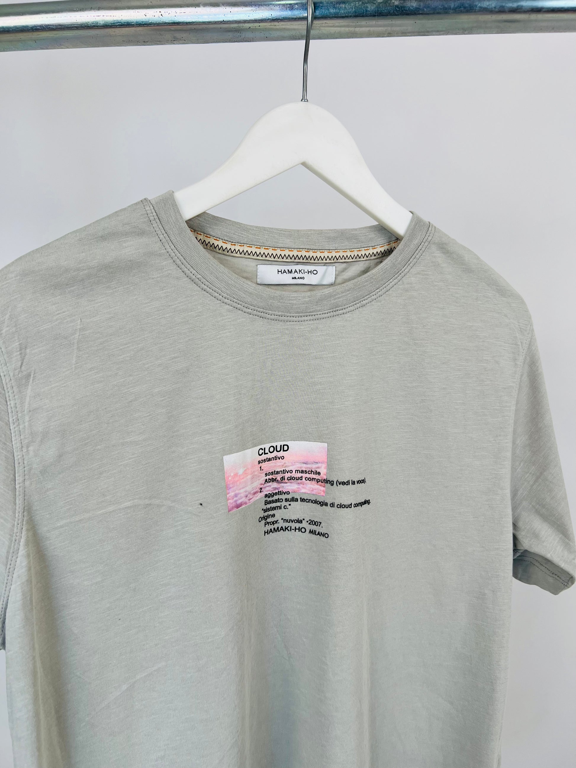 Hamaki-Ho front print T-shirt in gray – Garmisland