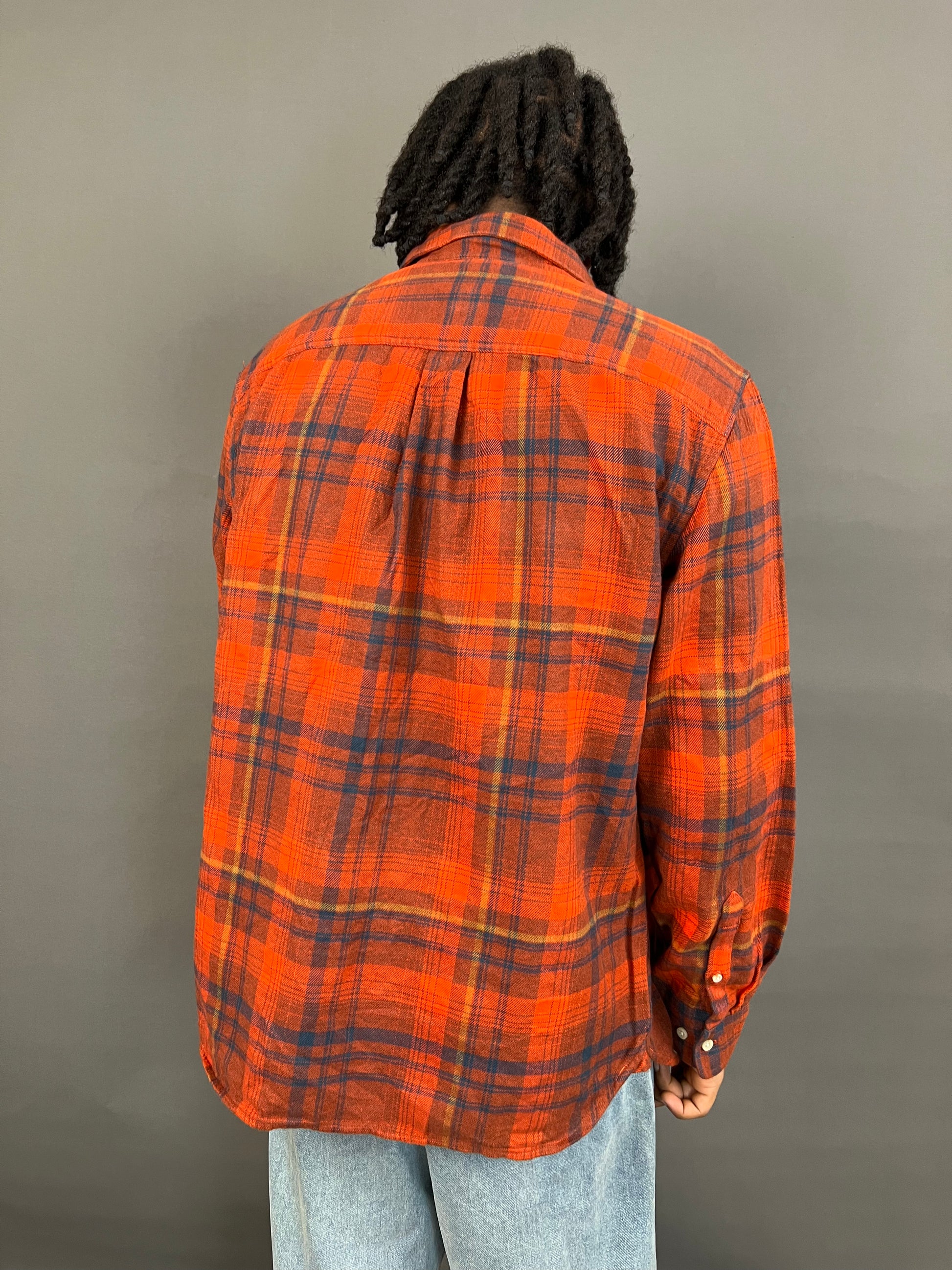 The North Face Flannel Shirt in burnt Orange – Garmisland