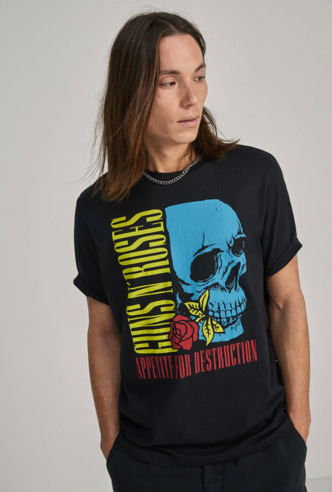 Springfield Guns N’ Roses T-shirt in black – Garmisland