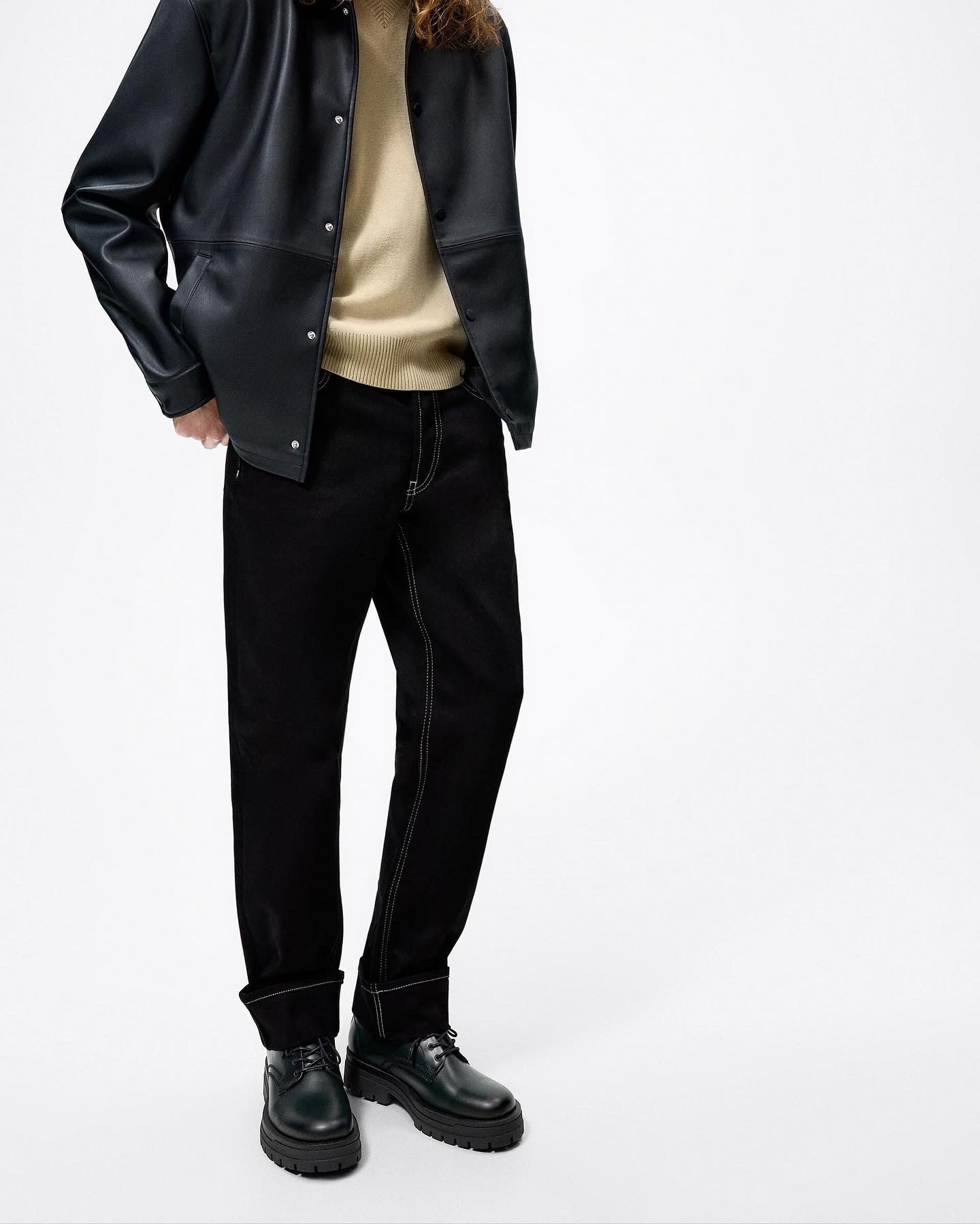 Zara Chunky Leather Derby Shoes – Garmisland