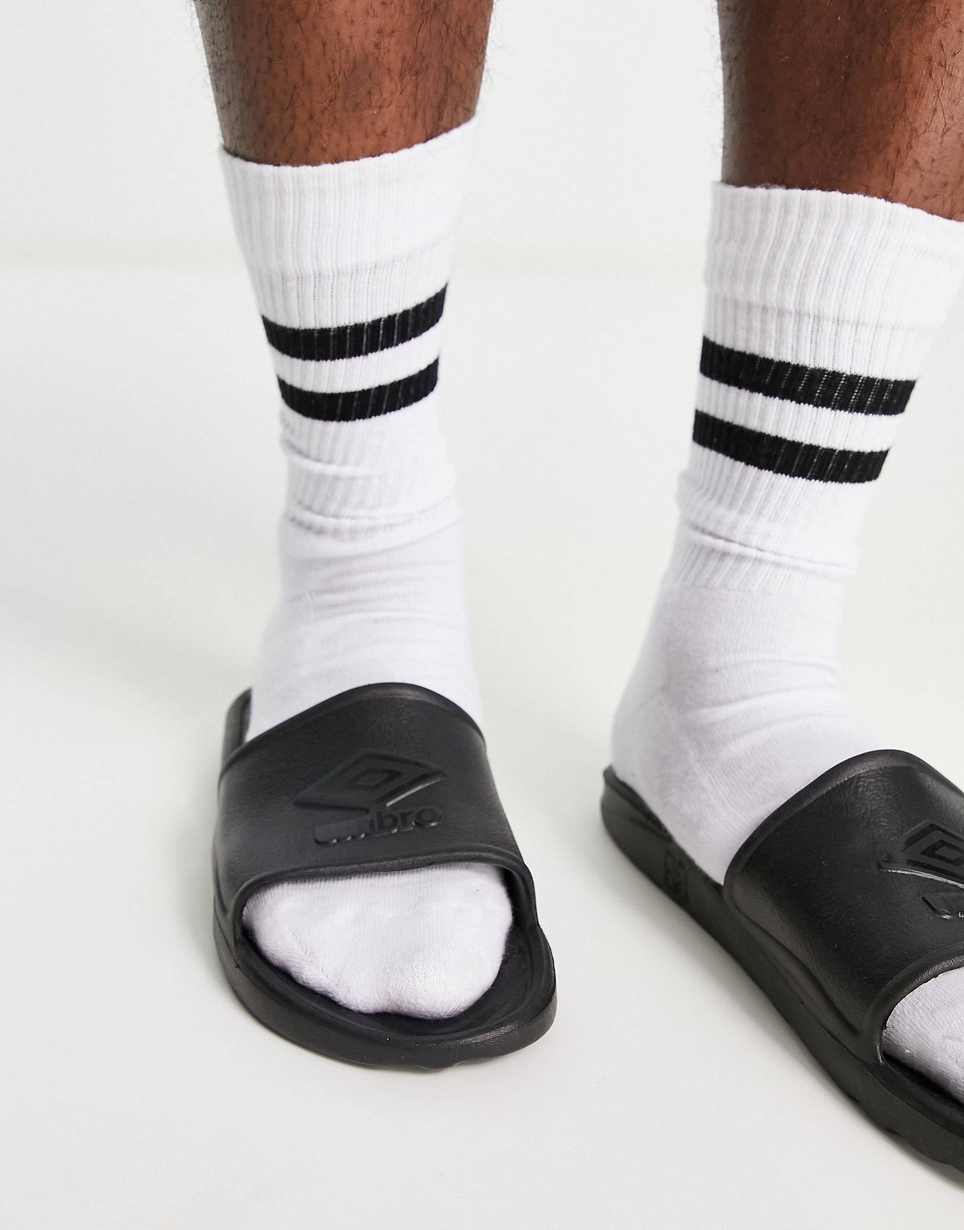 Umbro TT Slides in Black – Garmisland