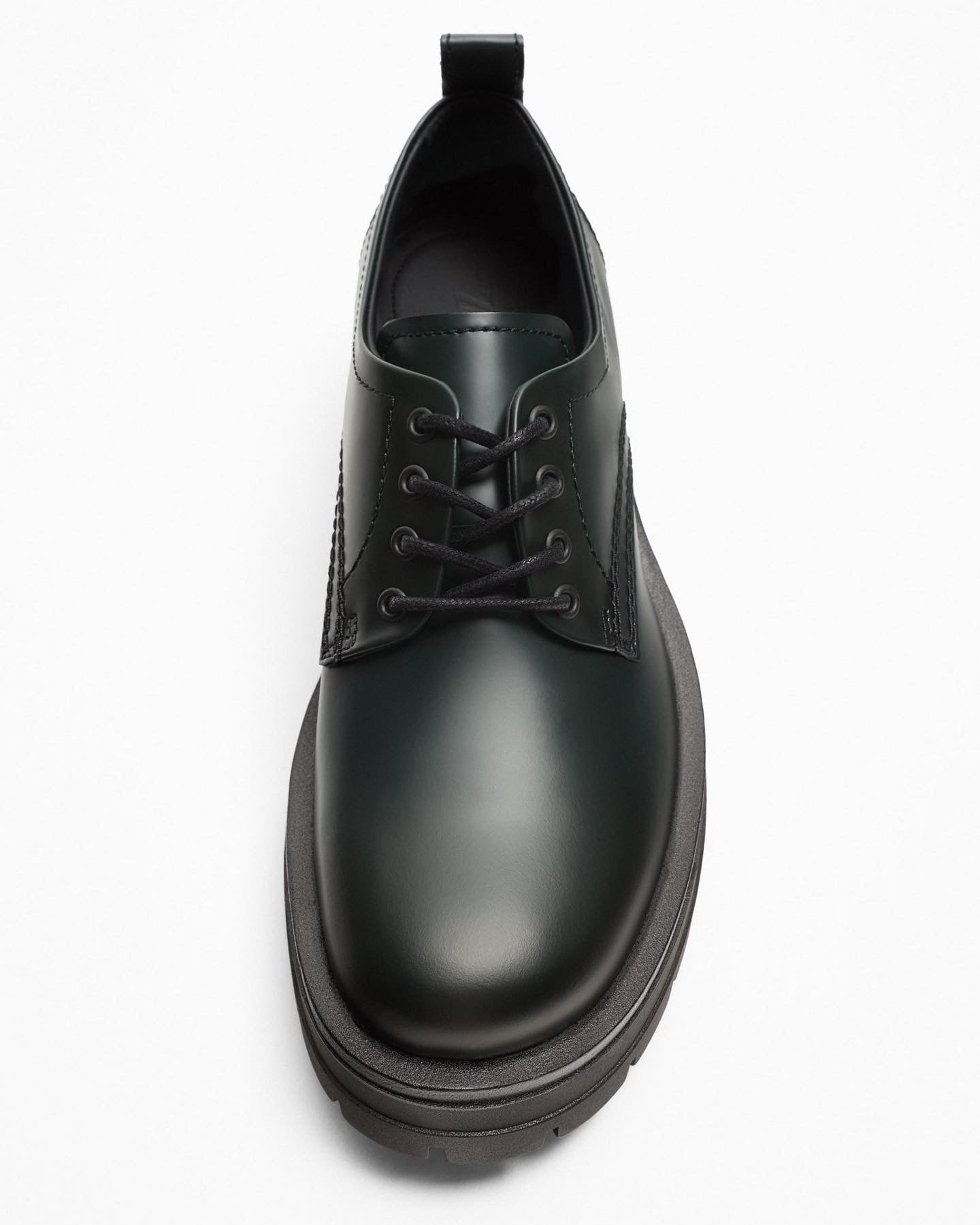 Zara Chunky Leather Derby Shoes – Garmisland