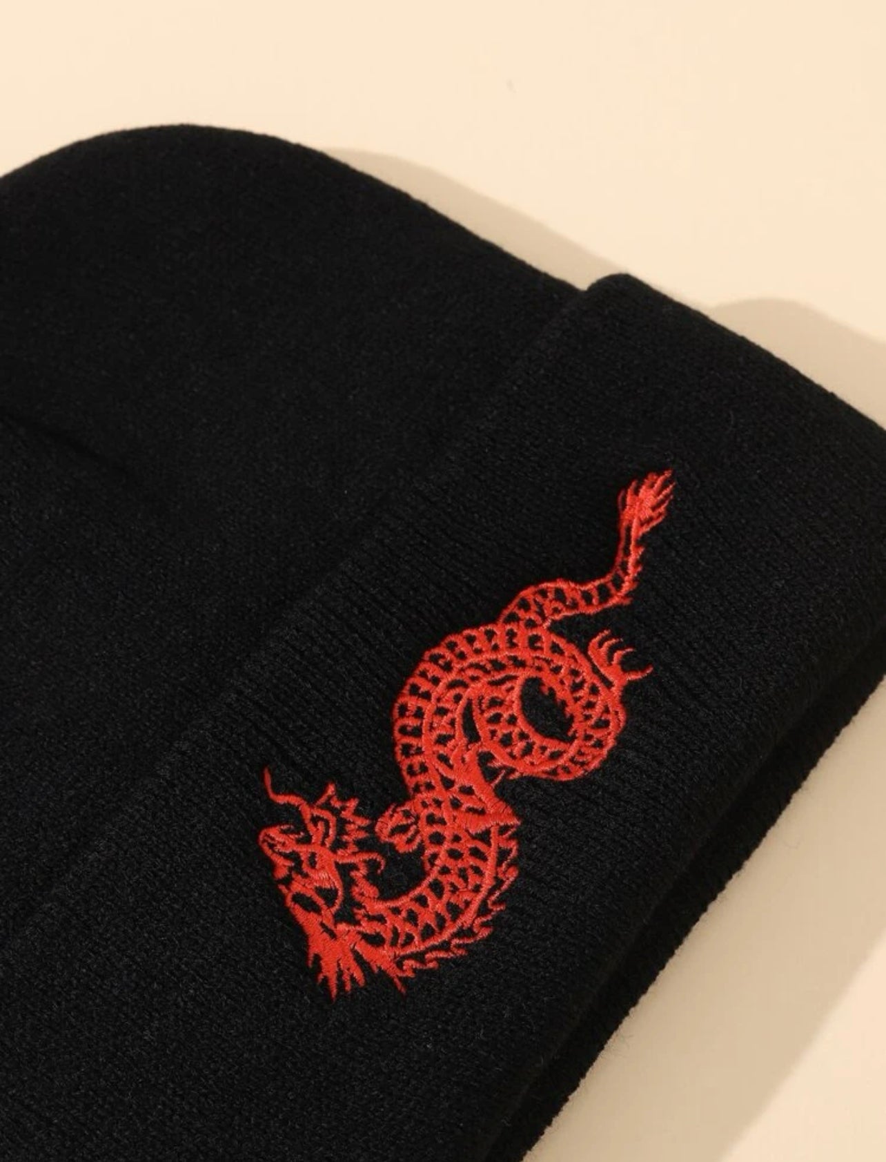 Chinese Dragon Embroidery Beanie – Garmisland