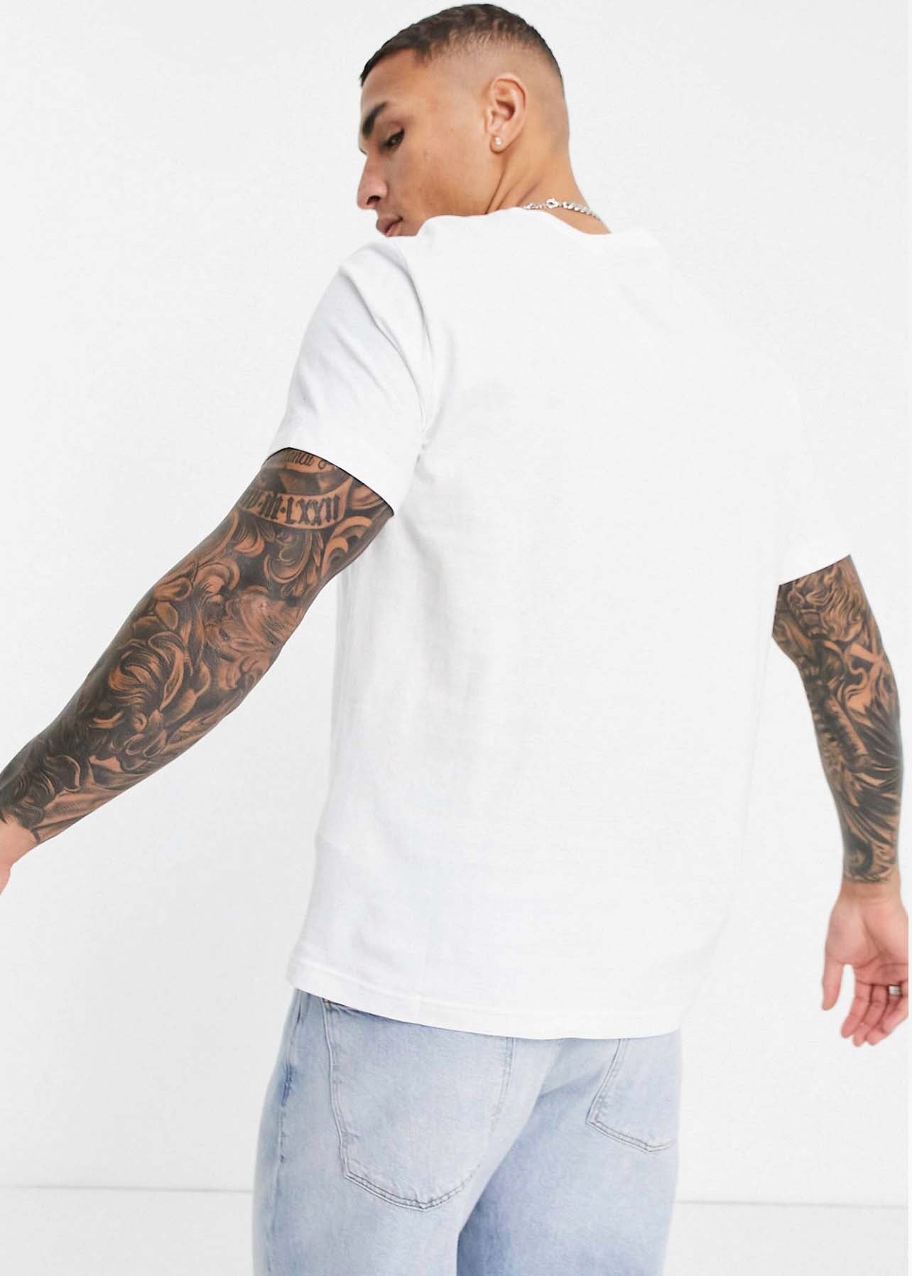 Smog LXRY Men print T-shirt in white – Garmisland