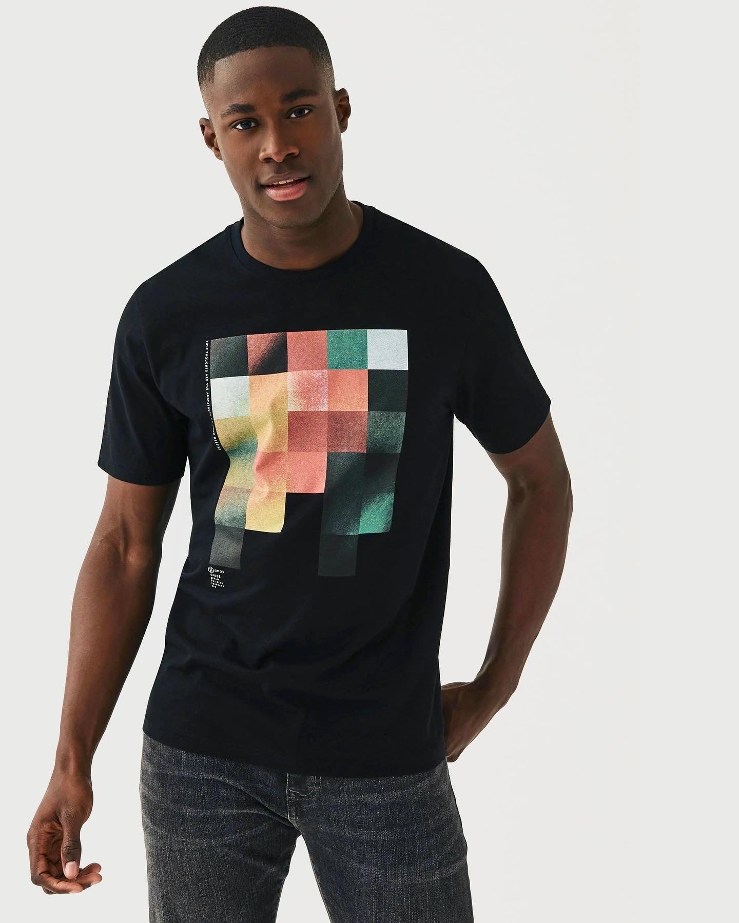 Next Cube T-shirt in black – Garmisland