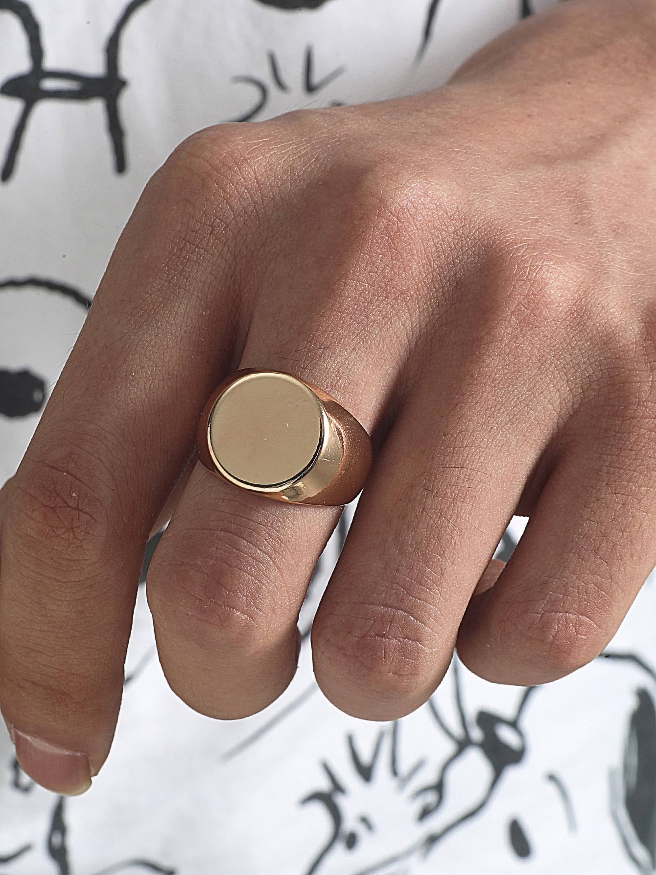 Singlet Ring in Gold – Garmisland